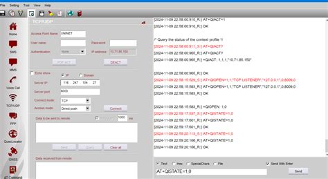 Ec20设置为tcp Server 模式，但是client连接不到tcp Server 4g标准模组 移远支持社区
