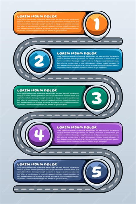 손으로 그린 타임 라인 인포 그래픽 그림 프리미엄 벡터