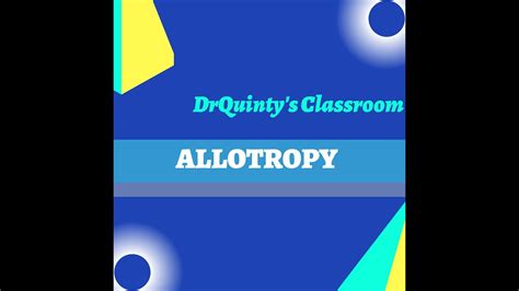 Allotropy Vs Polymorphism Youtube