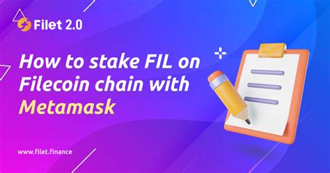 How To Do Fil Staking In Filet On Fvm Through Metamask Filet