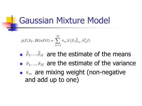 PPT Improved Adaptive Gaussian Mixture Model For Background PowerPoint Presentation ID
