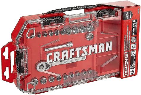 Craftsman Socket Set Universal 1 4 Inch Drive 22 Piece Cmmt12014