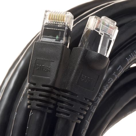 Cat6a Ethernet Cables Snagless Bootless Shielded Cables