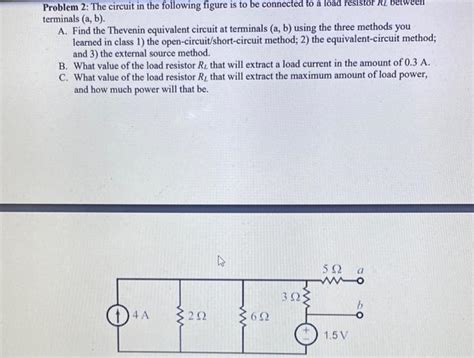 Solved Problem The Circuit In The Following Figure Is To Chegg