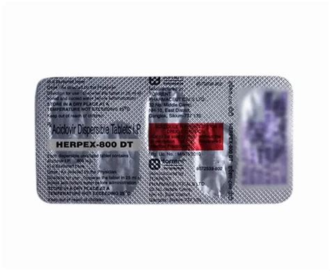 Herpex 800mg Tablet At ₹ 230stripe Acyclovir Tablets In Raipur Id