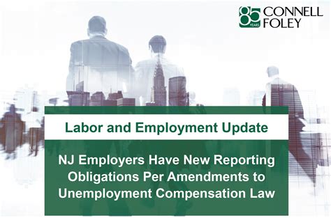 New Jersey Employers Have New Reporting Obligations Per Amendments To