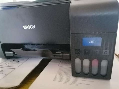 Printers Epson L3111 Ink Tank Printer With Cables In Boxorange