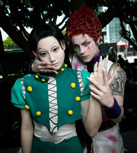 Hisoka X Illumi Cosplay Hisollu Hunter X Hunter Hisoka Cosplay