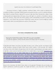 Uncovering Implicit Bias Reflections On Sexual Orientations Course Hero