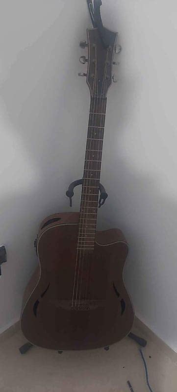 Sqoe Sq Ps Walnut Single Cutaway Acoustic Guitar Reverb