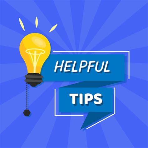 Premium Vector Helpful Tips Background With Pointing Finger