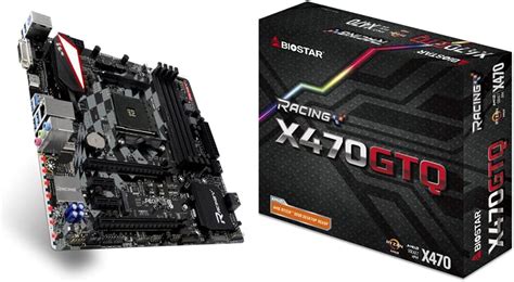 Biostar X470gtq Amd X470 Am4 M2 Pcie 3 Usb31 Gen 2 Micro