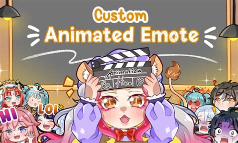 Make Cute Animated Emotes For Twitch Kick And Discord By Morimorisan