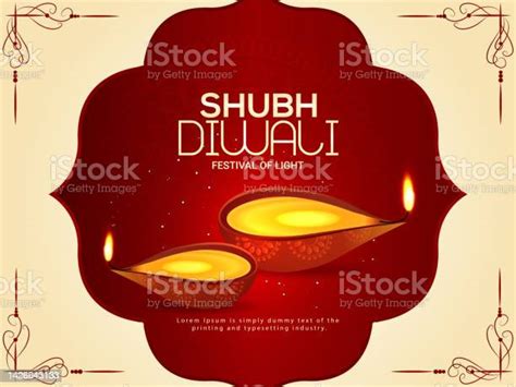 행복한 디왈리 축하 배경의 크리에이티브 벡터 일러스트 레이 션 디야 램프에 대한 스톡 벡터 아트 및 기타 이미지 디야 램프 일러스트레이션 공휴일 Istock
