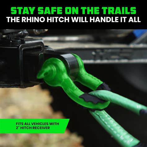 Rhino Usa Shackle Hitch Receiver Fits 2″ Receivers Best Towing