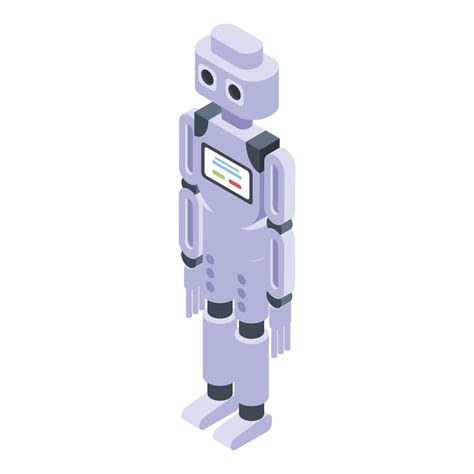 artificial robot icon isometric style 15847517 vector art at vecteezy
