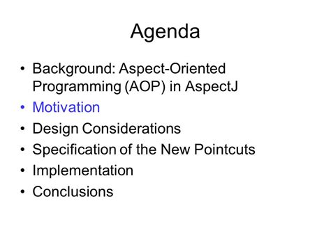 Extending The Field Access Pointcuts Of Aspectj To Arrays Ics 2006