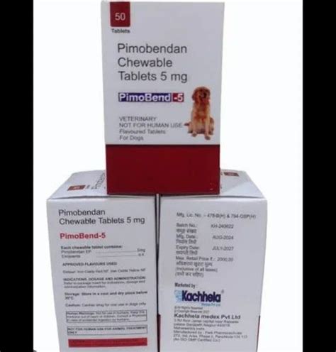 Pimobendan 5mg Chewable Tablet At ₹ 2700bottle Chewable Vitamin Tablet In Nagpur Id