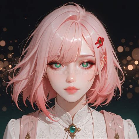 Haired Anime Doll Stock Illustrations 186 Haired Anime Doll Stock