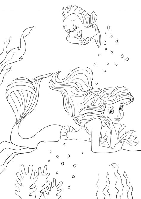Hojas Para Colorear De Jazmín Y Ariel
