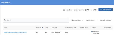 protocols submitting a protocol kuali research
