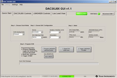 Error With DAC ADC EVM GUI Data Converters Forum Data Converters TI E2E Support Forums