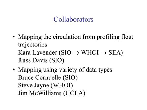 ppt using profiling float trajectories to estimate ocean circulation