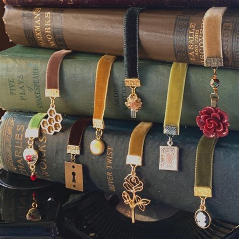 Ribbon Bookmarks Etsy