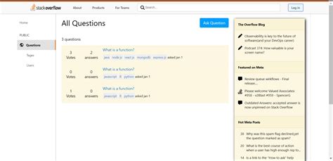 GitHub Anurajkumar Stack Overflow Clone This Is Simple StackOverFlow Clone Website Of