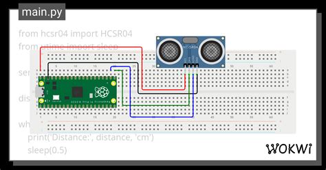 Czujnik Odleglosci Wokwi Esp32 Stm32 Arduino Simulator