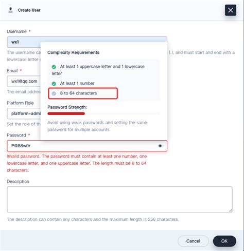 Password Length Check Error · Issue 3071 · Kubesphereconsole · Github