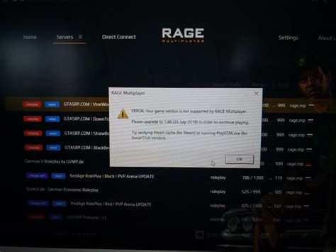 RAGE Won T Open Launch Ragemp