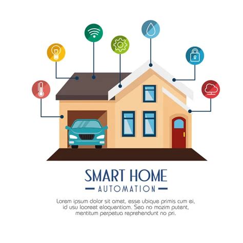 Smart Home Flat Design Style Vector Illustration Concept Of Smart