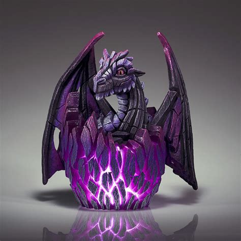 Edge Sculpture Dragon Egg Illumination Black By Matt Buckley Artworx