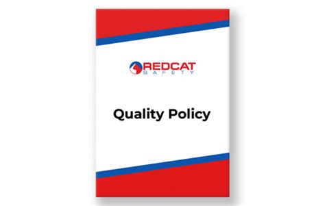 Quality Policy Redcat Safety