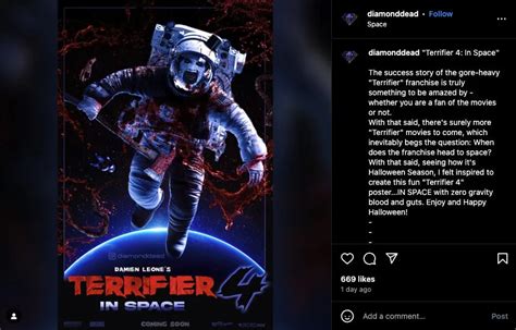 Is The Viral ‘terrifier 4 In Space Poster Genuine Or Not