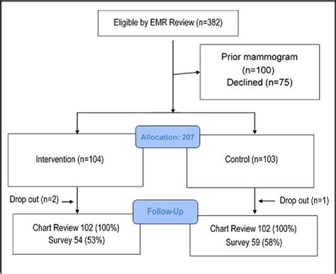 Figure 1 From The Impact Of A Risk Based Breast Cancer Screening Decision Aid On Initiation Of