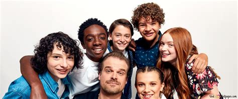Stranger Things Cast 4k Wallpaper Download