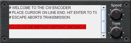Cw Encoder DX RADIO VIA NET