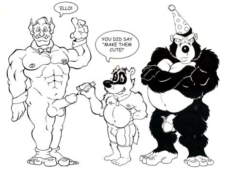 Rule 34 Abs Anthro Ape Badger Black And White Bottomwear Bruce Brucebadger Brucebadger