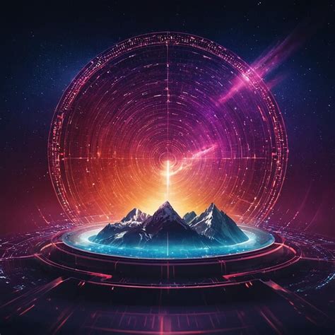 Poster For Data Trends With A Blue Background And A Graphic Of Data