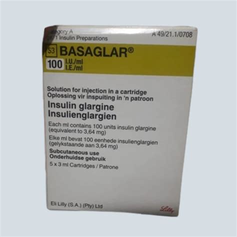 Basaglar Insulin Glargine I P Injection 5 3ml 100u Ml At ₹ 2499 Piece