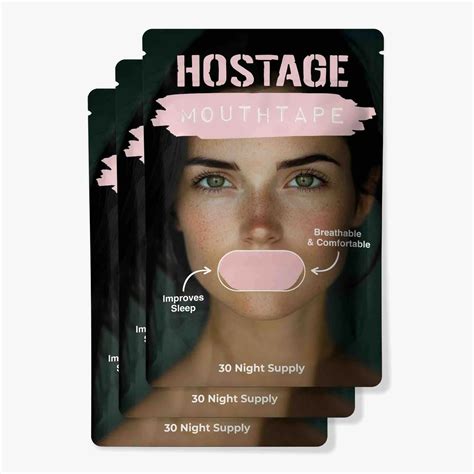 Hostage Tape Mouth Tape Reduce Snoring And Sleep Better