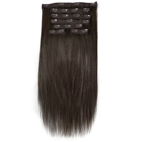 Straight Clip In Hair Extensions 7 Piece Set Perfect Locks
