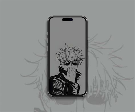 Satoru Gojo Chibi Abstract Wallpapers Cute Anime Backgrounds