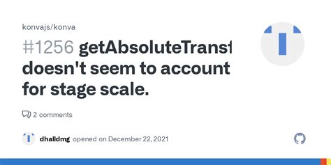 Getabsolutetransform Doesnt Seem To Account For Stage Scale · Issue