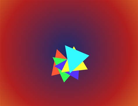 Colorful Rotating Triangle Animation With Html Css Doolot