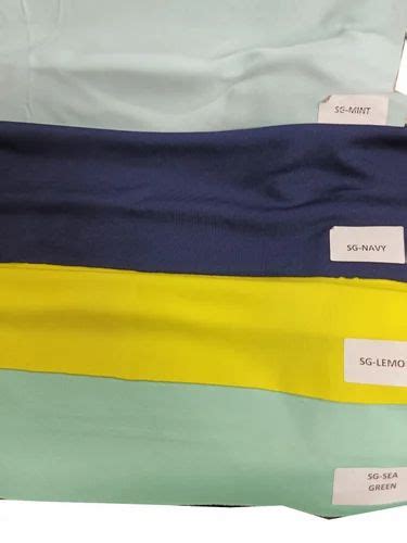 Multicolor Plain Polyter Fabric Polyester At Rs 203meter In