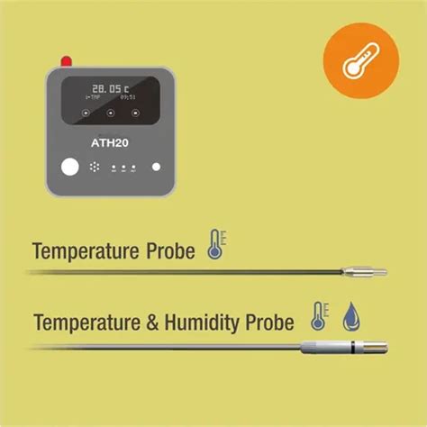 Wireless Temperature Humidity Data Logger X X Mm Model Name Number ATH At