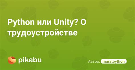 Python или Unity О трудоустройстве Пикабу